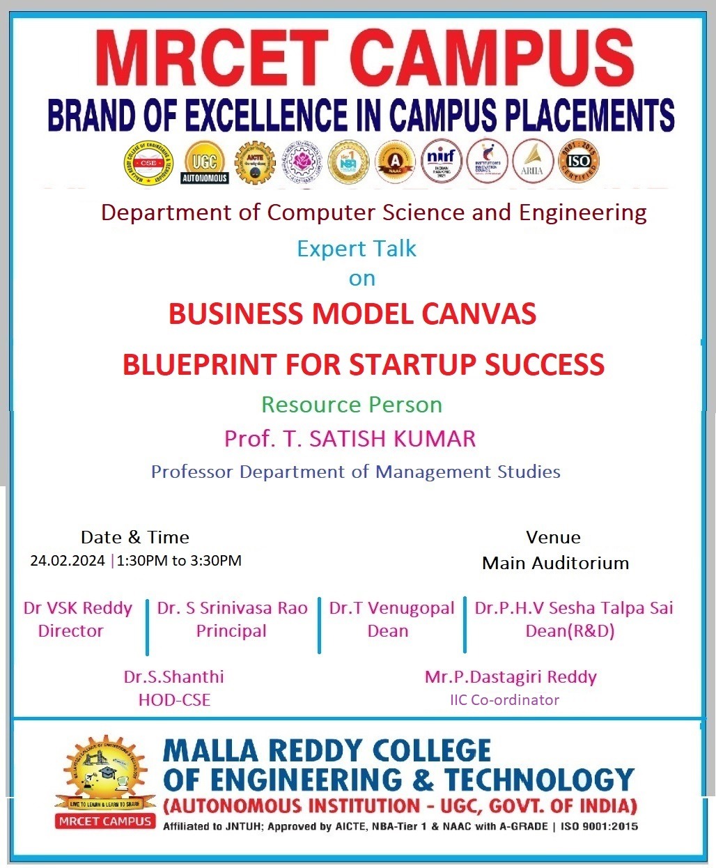 Malla Reddy College of Engineering and Technology